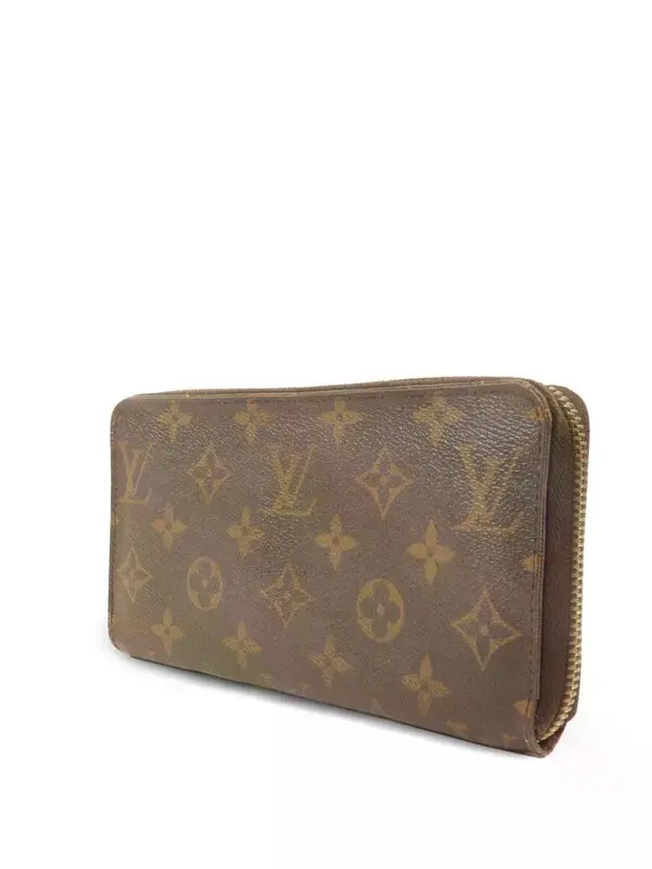 LOUIS VUITTON Monogram Zippy Wallet - Brown