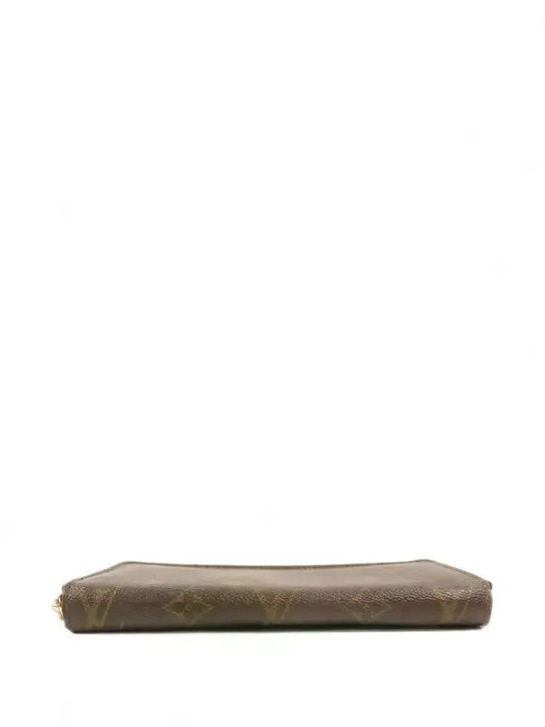 LOUIS VUITTON Monogram Zippy Wallet - Brown