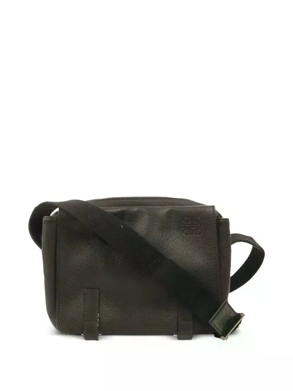 Loewe Xs Military Messenger Shoulder Bag - Black