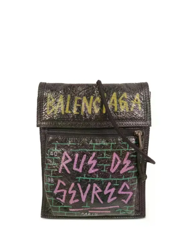 Balenciaga Graffiti Explorer Cross Body Bag