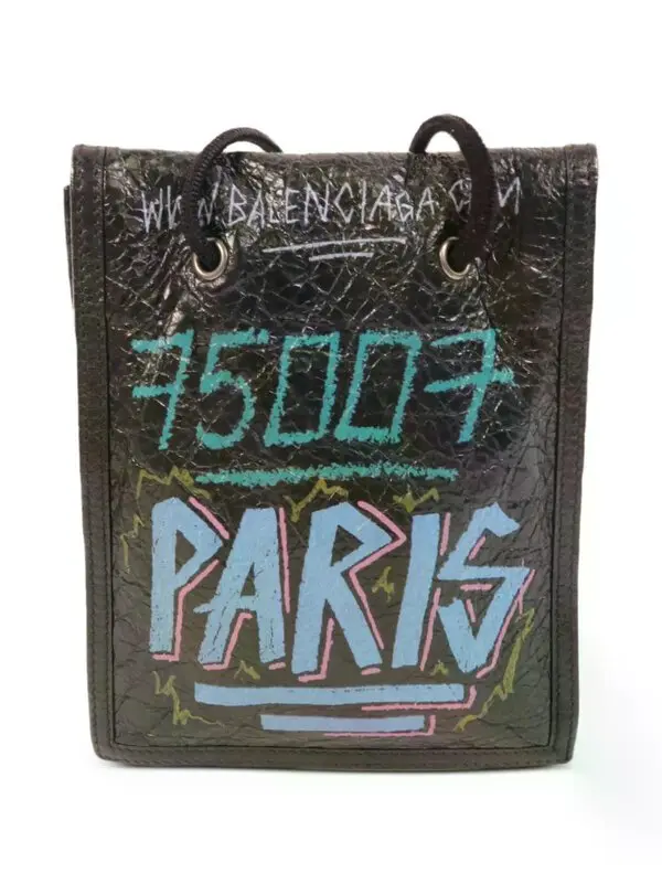Balenciaga Graffiti Explorer Cross Body Bag