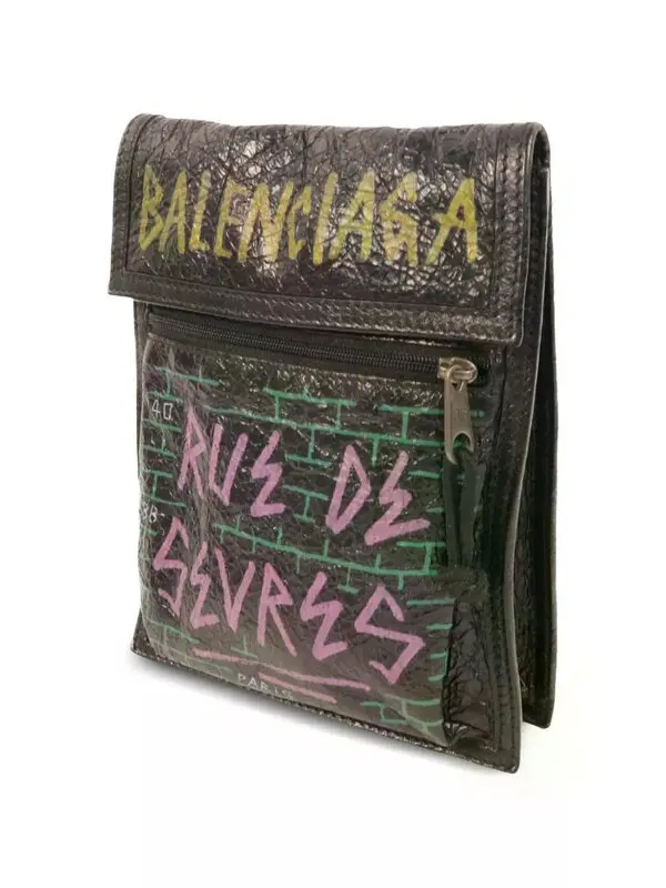 Balenciaga Graffiti Explorer Cross Body Bag