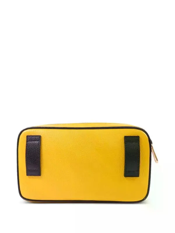 Gucci Slogan-print Belt Bag - Yellow