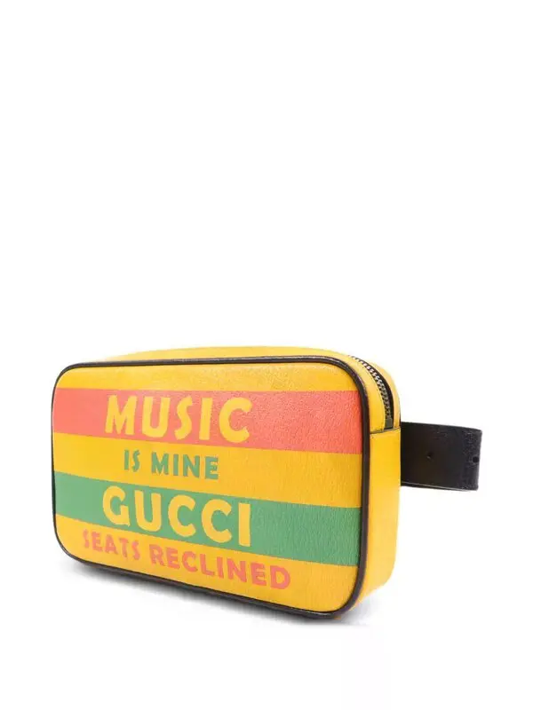 Gucci Slogan-print Belt Bag