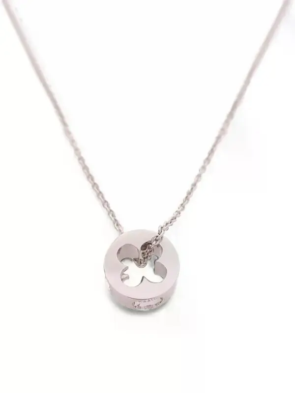LOUIS VUITTON Logo-pendant Sapphire Necklace