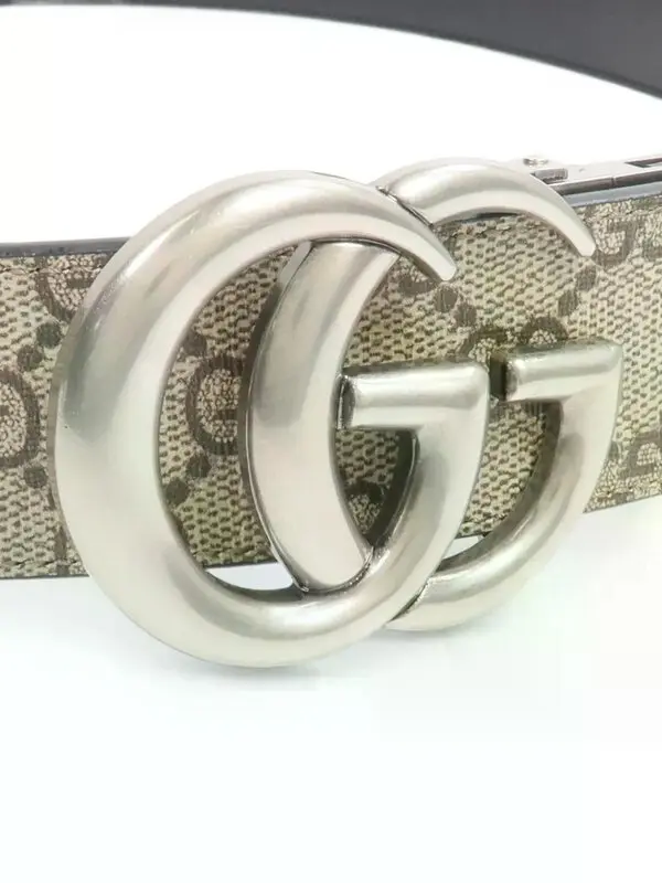 Gucci Gg Supreme Reversible G Buckle Belt
