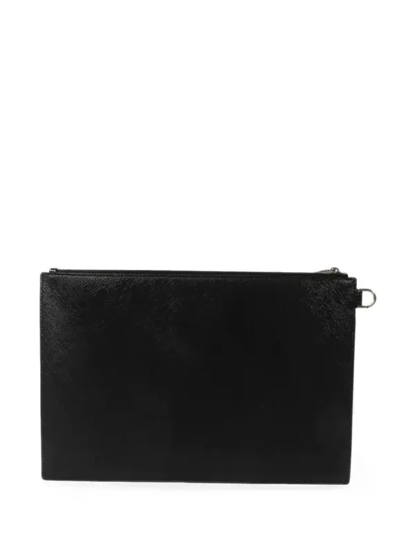 Givenchy Logo-print Leather Clutch Bag