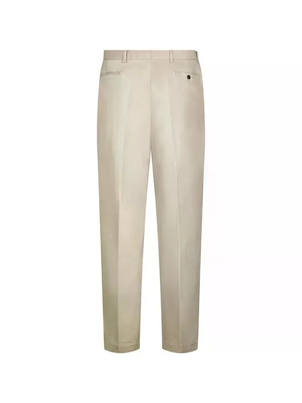 CELLAR DOOR Pleated Tapered-leg Trousers