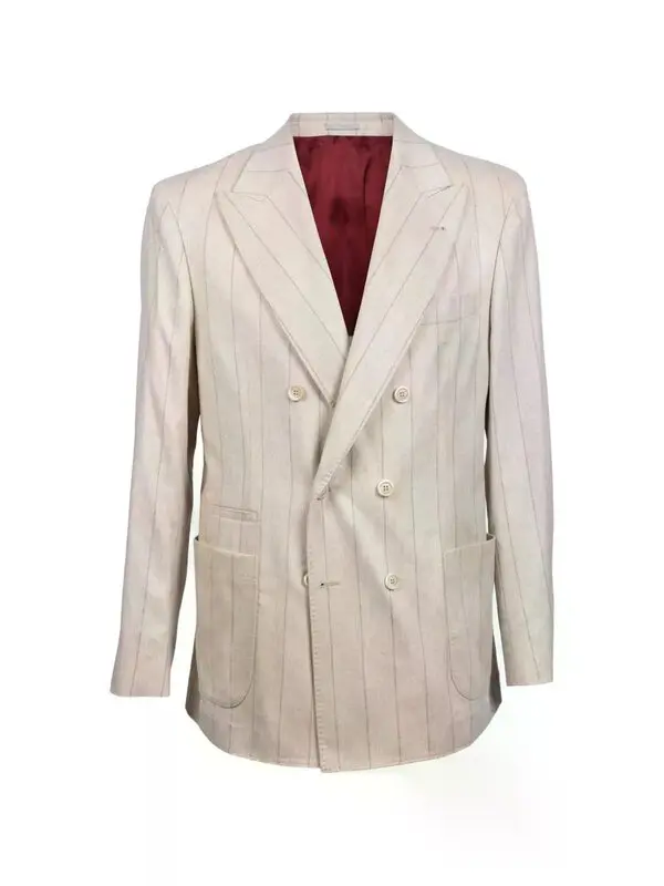Brunello Cucinelli Double-breasted Pinstripe Suit