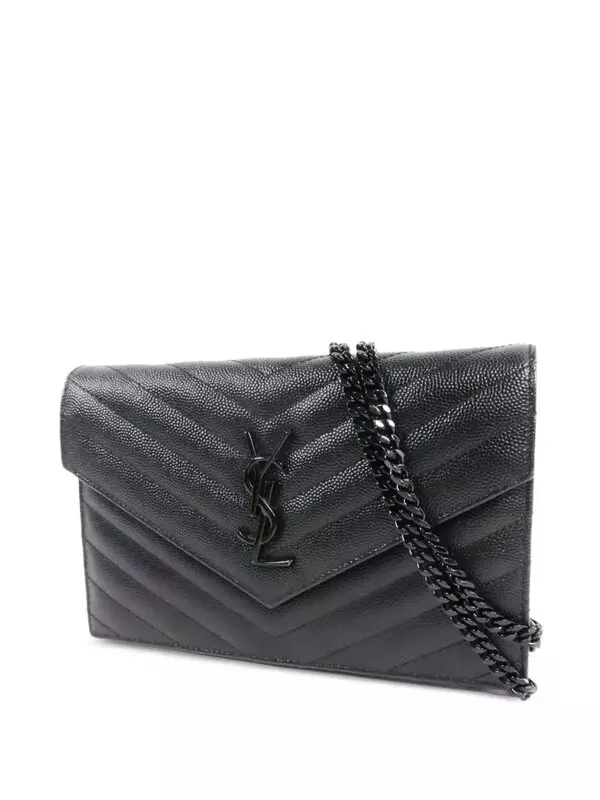 Saint Laurent Cassandre Envelope Chain Wallet