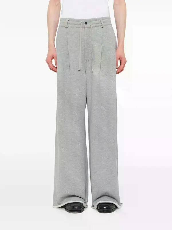 Noir Kei Ninomiya Pleated Pile-knit Trousers