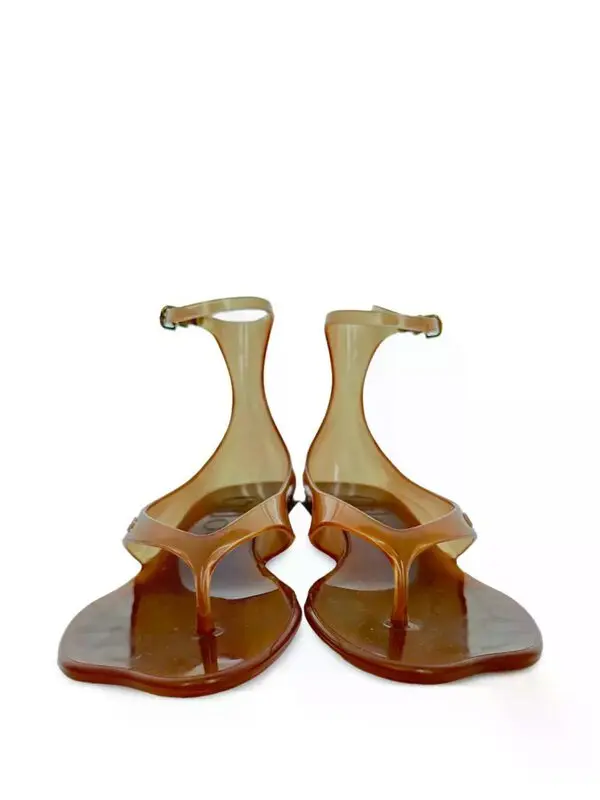 Chloé Ankle-strap Thong Sandals - Brown