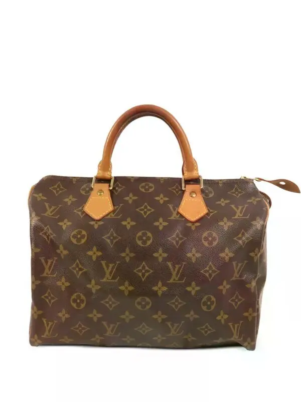 LOUIS VUITTON 30 Speedy Monogram Handbag - Brown