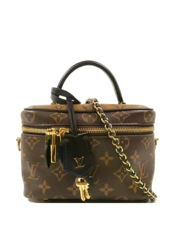LOUIS VUITTON Pm Reverse Vanity Monogram Crossbody Bag - Brown