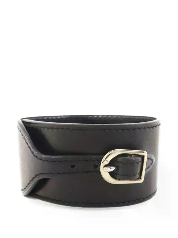 Hermès 2004 Pavane Leather Bracelet