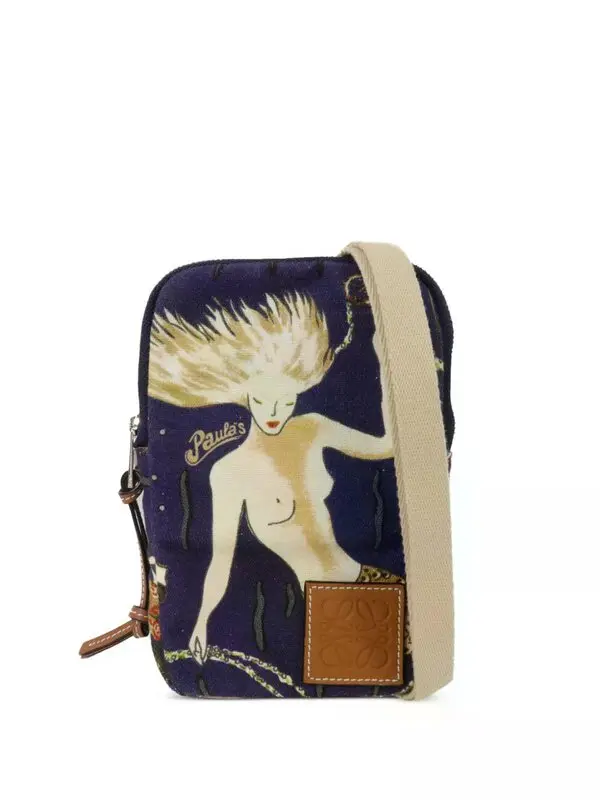 Loewe Paula's Ibiza Shoulder Bag - Blue