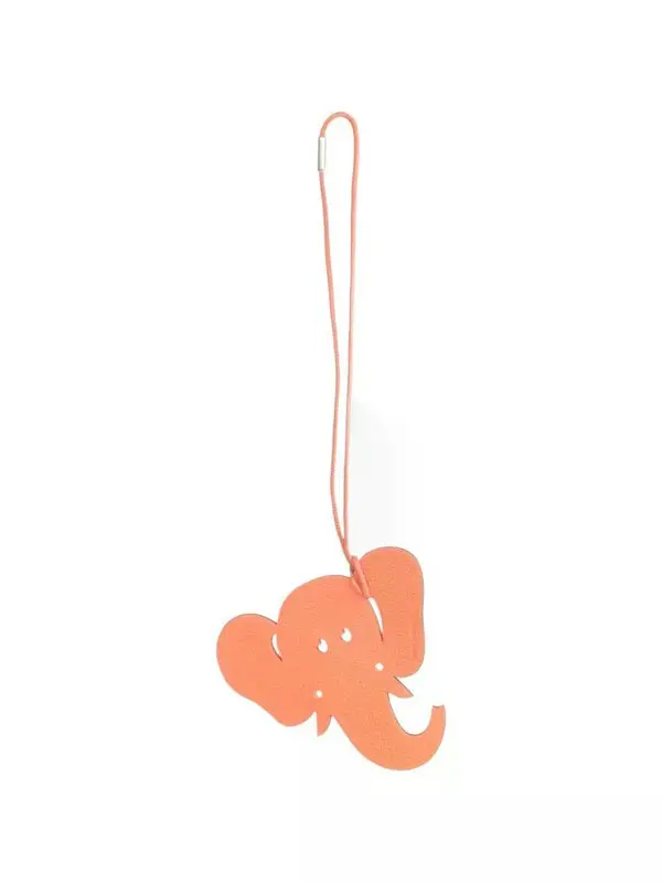 Hermès Petit H Elephant Charm - Orange