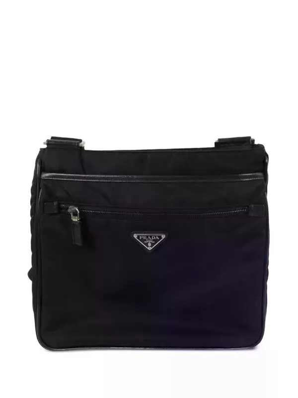 Prada Tessuto Saffiano Cross Body Bag