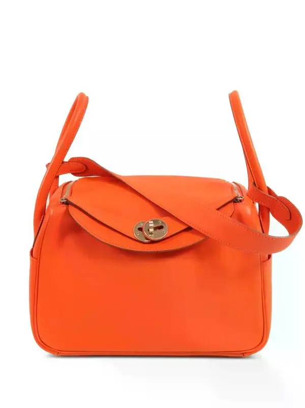 Hermès Lindy Leather Shoulder Bag - Red