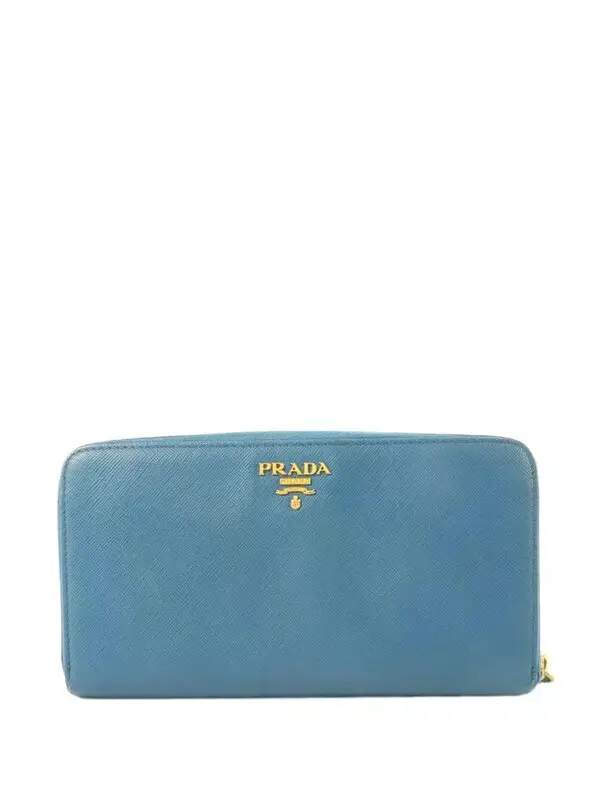 Prada Saffiano Leather Long Wallet