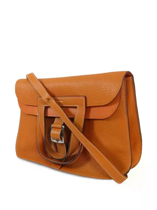 Hermès 31 Halzan Shoulder Bag - Orange