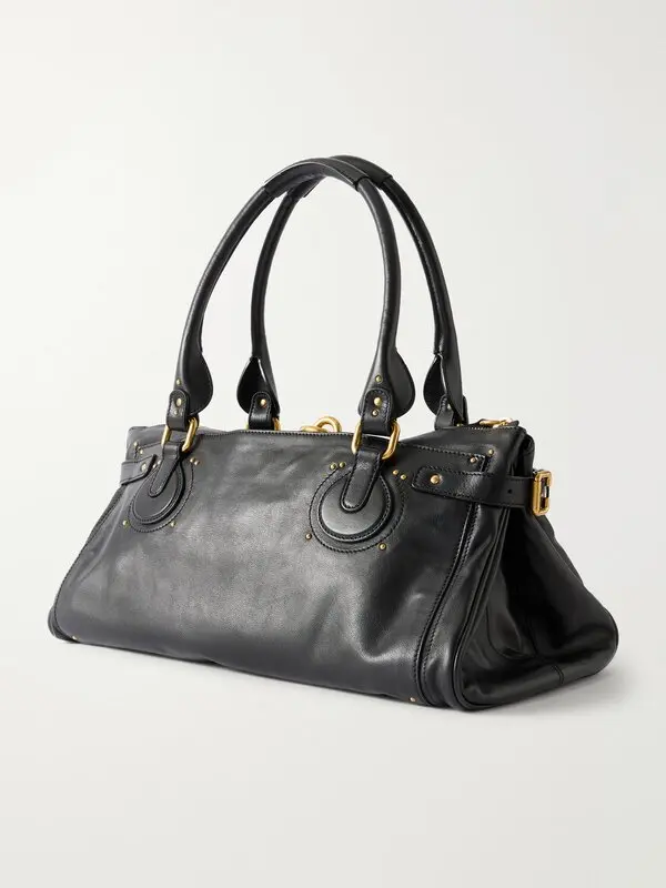 Chloé Paddington Large Locket-detail Leather Bag