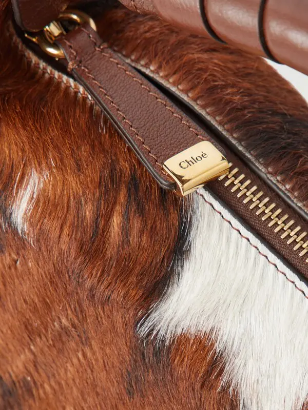Chloé Marcie Calf Hair Shoulder Bag