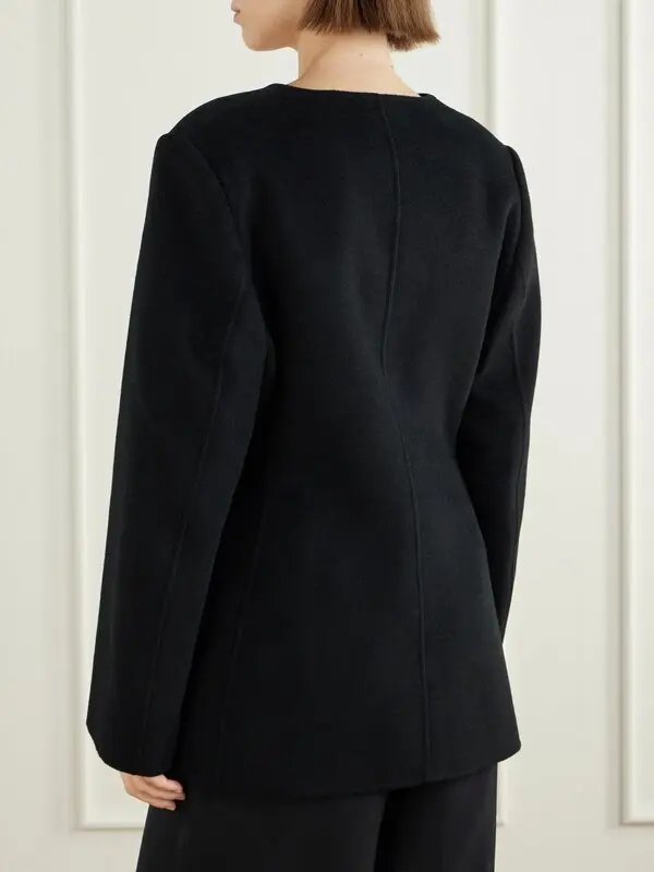 LISA YANG Doublé Wool And Cashmere-blend Jacket