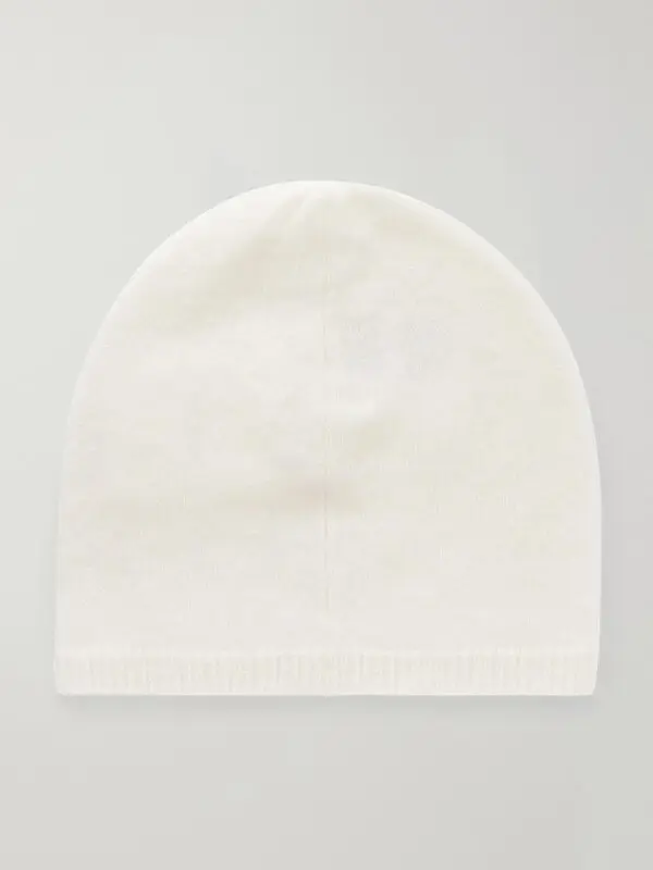 LISA YANG Brushed-cashmere Beanie - Neutrals