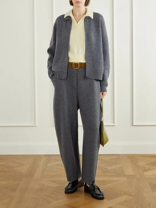 LISA YANG Wrenda Cashmere Wide-leg Pants