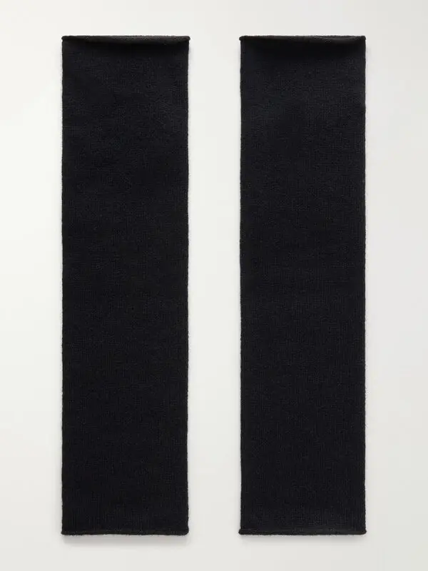 LISA YANG Aspen Cashmere Fingerless Gloves - Black