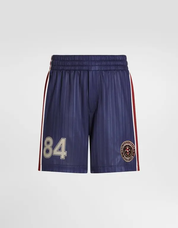 Dolce & Gabbana Striped Jersey Bermuda Shorts Pants And Shorts