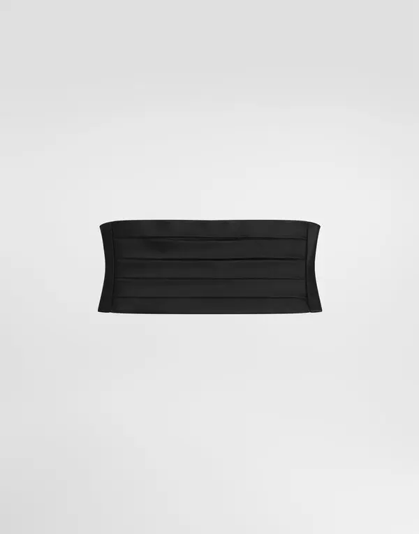 Dolce & Gabbana Silk Duchesse Cummerbund Ties And Pocket Squares