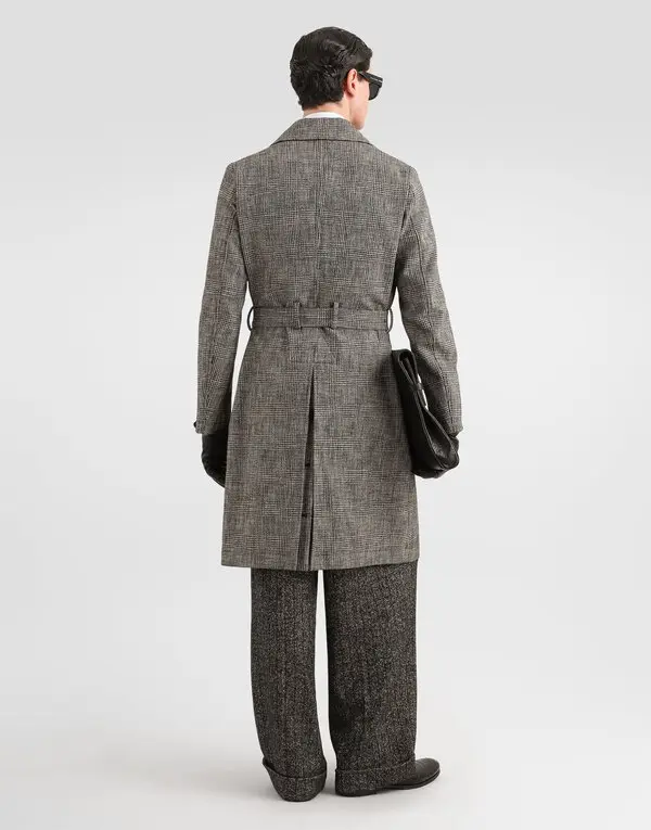 Dolce & Gabbana Striped Wool Blend Trousers Pants And Shorts - Multicolor
