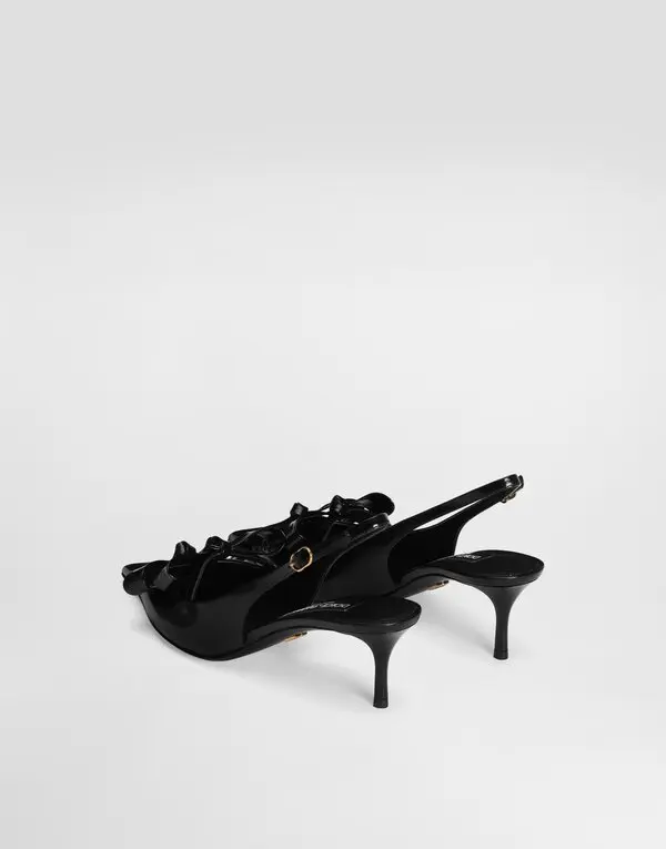 Dolce & Gabbana Calfskin Slingback Collection Leather