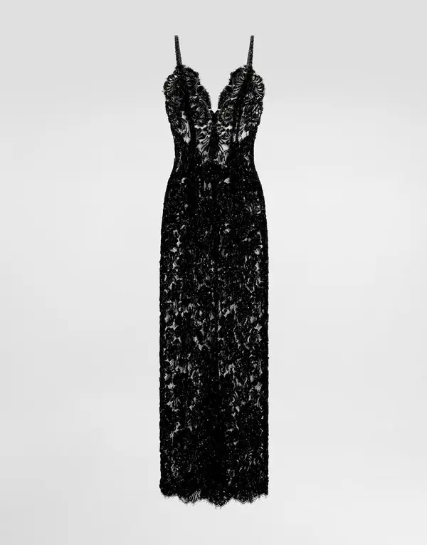 Dolce & Gabbana Lace Dress Collection Multi-colored - Multicolor