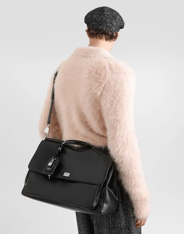 Dolce & Gabbana My Sicily Calfskin Handbag Shoppers - Black