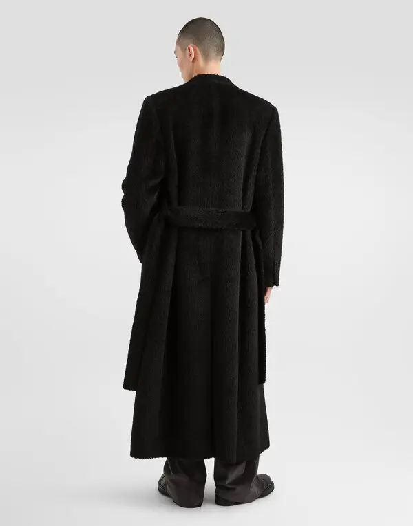 Dolce & Gabbana Double-breasted Alpaca Coat Coats And Jackets