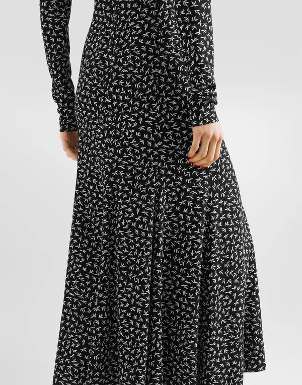 Dolce & Gabbana Leaf-print Charmeuse Dress Collection