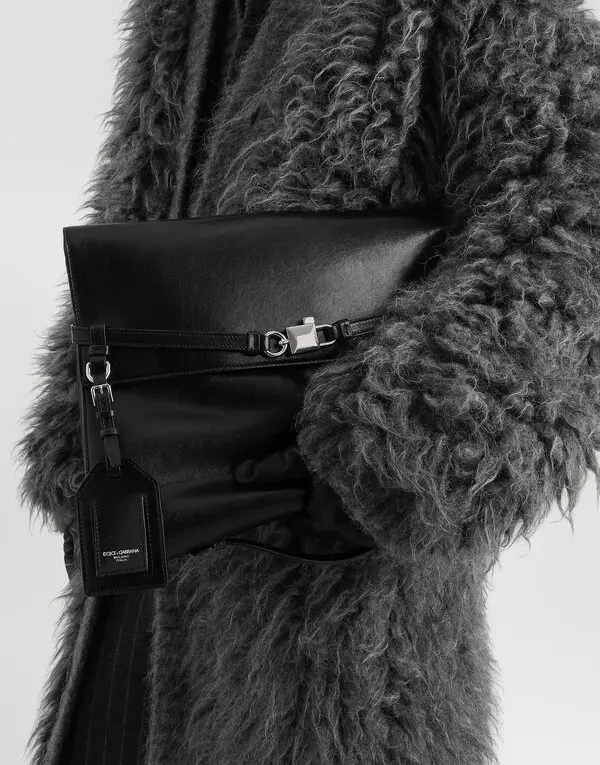 Dolce & Gabbana Lock Calfskin Clutch Bag Briefcase And Clutches