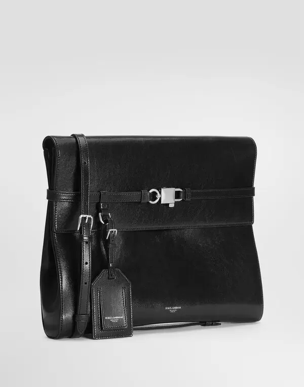 Dolce & Gabbana Lock Calfskin Clutch Bag Briefcase And Clutches