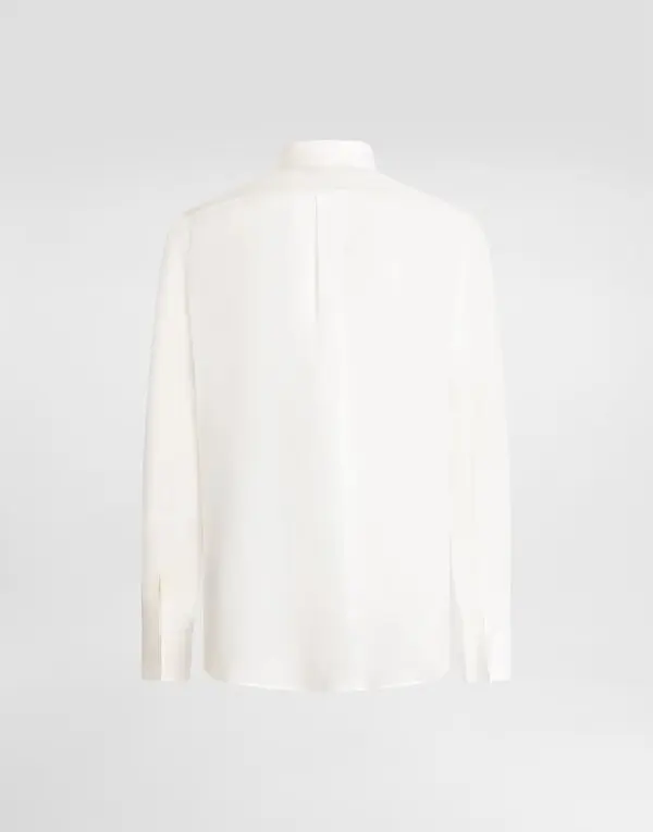 Dolce & Gabbana Crêpe De Chine Shirt Shirts - White
