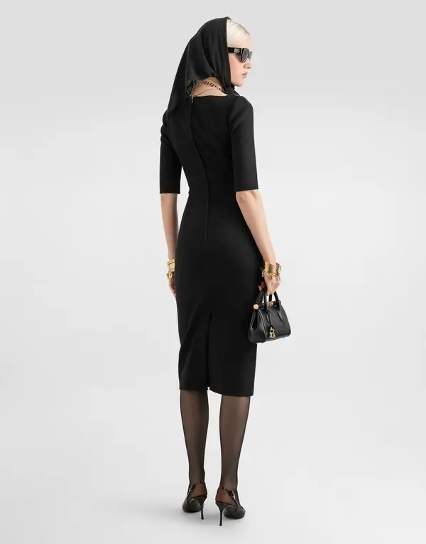 Dolce & Gabbana Double Wool Crêpe Dress Dresses
