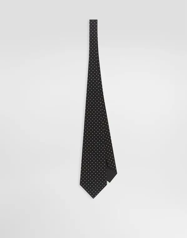 Dolce & Gabbana Crêpe De Chine Polka Dot Tie Ties And Pocket Squares - Multicolor