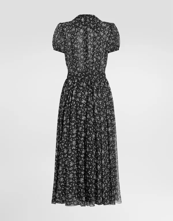 Dolce & Gabbana Floral-print Chiffon Dress Collection