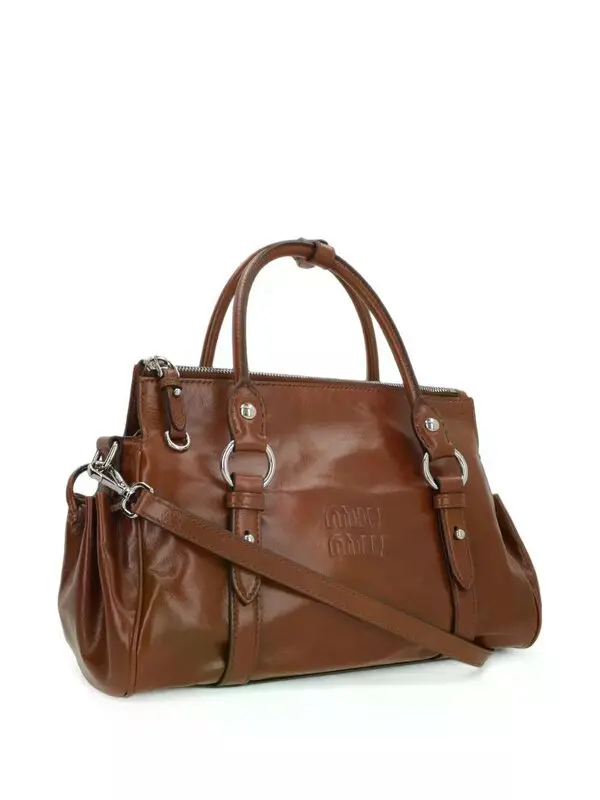 Miu Miu Glossy Leather Handbag