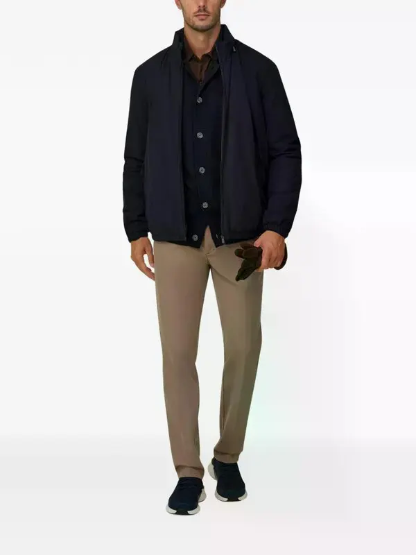 Boggi Milano Bomber In Technical Fabric B Tech