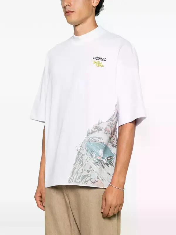 HOUSE OF ERRORS Graphic-print High-neck T-shirt