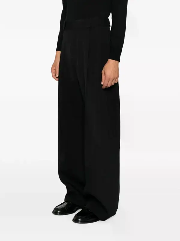 Balenciaga Pleated Wide-leg Trousers