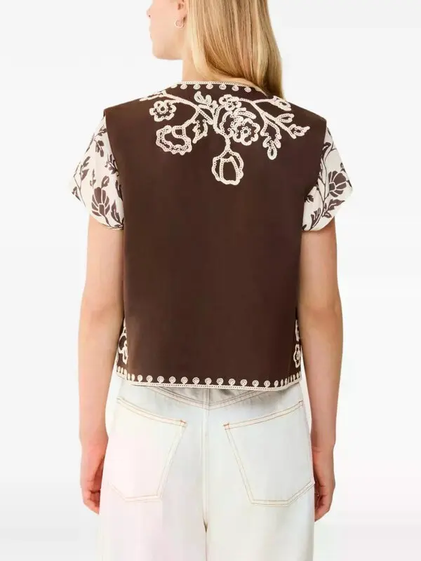 PENNYBLACK Embroidered Sleeveless Gilet